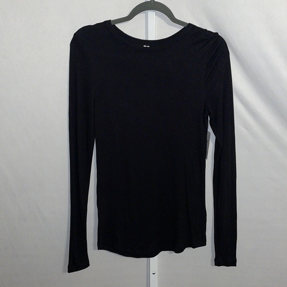 bp | Tops | Bp Long Sleeve Black Ribbed Tee Large Nwt | Poshmark